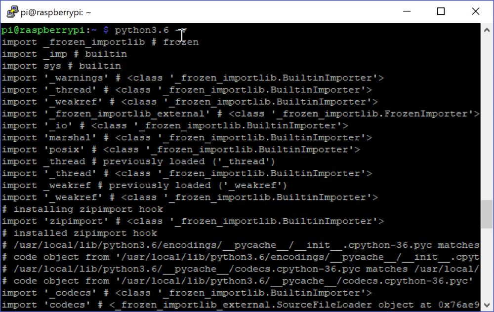 Raspberry Pi - Python 3.6.X Installation - Anleitung